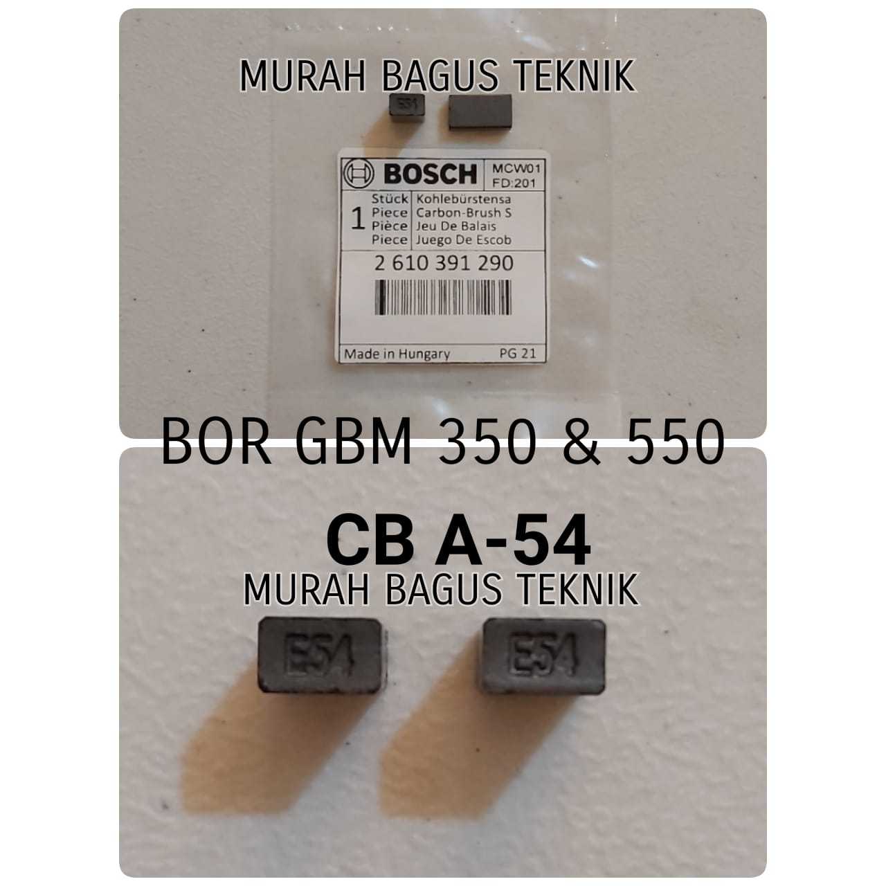 Jual CARBON BRUSH BOSCH CB E-54 ARENG MESIN BOR GBM 350 & 550