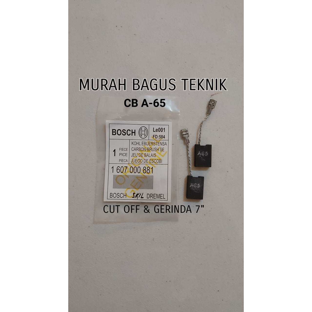 Jual CARBON BRUSH BOSCH CB A65 ARENG MESIN CUT OFF & GERINDA 7"