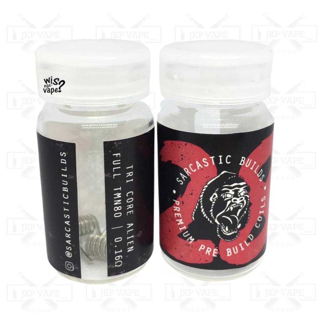 Jual Sarcastic Builds Alien Tri Core Full TMN80 - Coil Vape