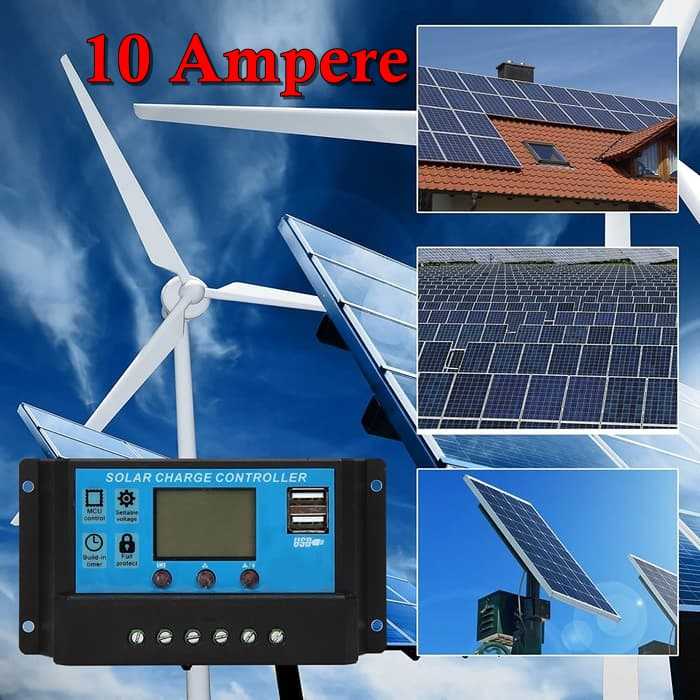 Jual Solar Charge Controller PWM Pengisi Daya Surya 10A-60A