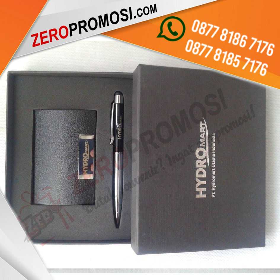 Jual Souvenir Gift set 2in1 grafir 1sisi + box poly silver