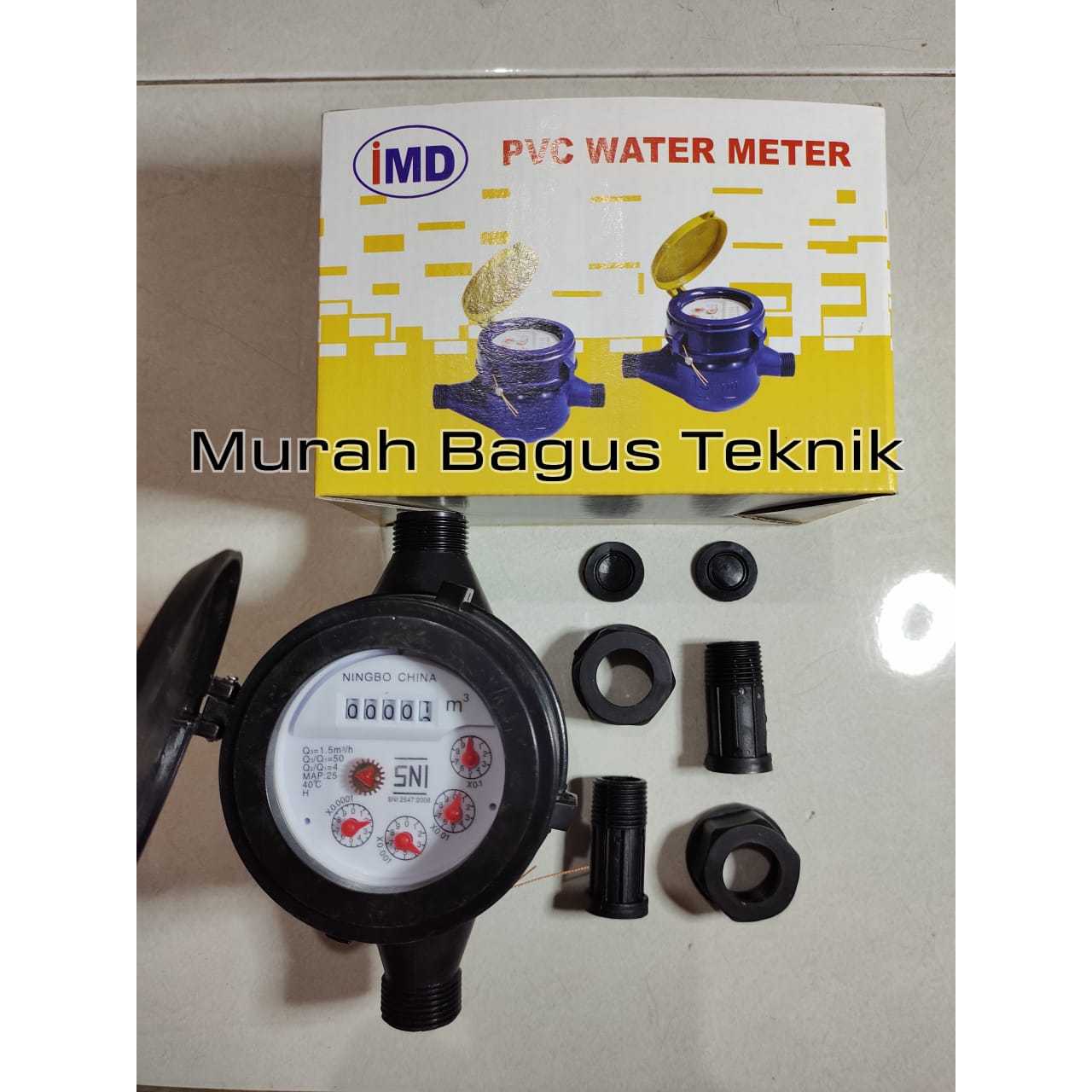 Jual METERAN AIR 1/2" PVC WATER METER | Jakmall.com
