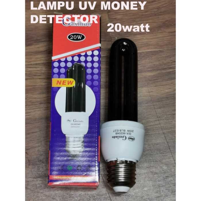 Jual LAMPU UV MONEY DETECTOR 20 Watt GAXINDO ULTRAVIOLET DETEKSI
