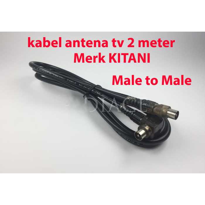 Jual Kabel Antena TV 2M KITANI With Jek TV - Male to L Male