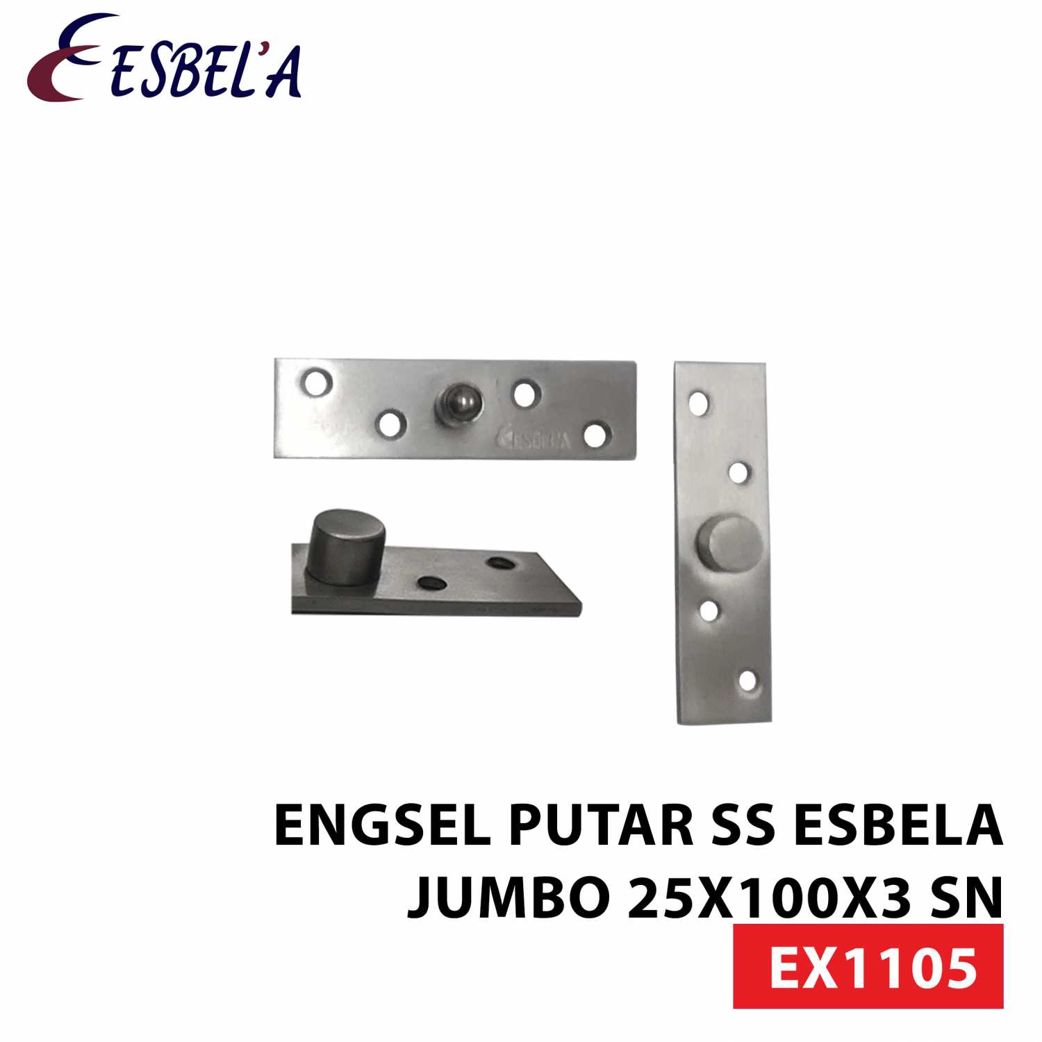 Jual ESBELA Engsel Putar SS Jumbo 25X100X3 SN | Jakmall.com