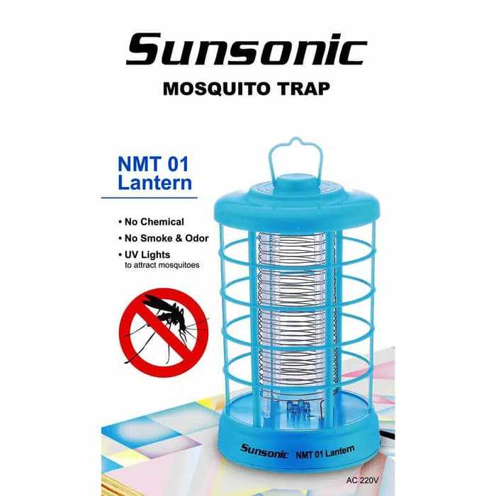 Jual Perangkap Nyamuk Sunsonic NMT 01 Lantern Bebas Kimia Asap