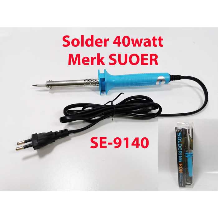 Jual Solder Tangan 40 Watt SOUER SE-9140 Kualitas Super - Solder