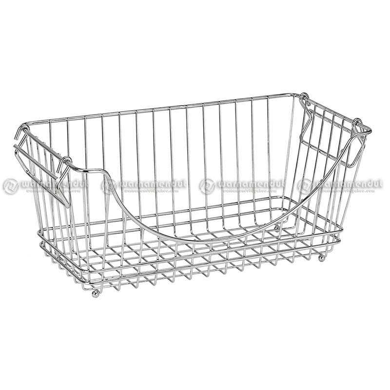 Jual WMO HC708762 Keranjang wadah organiser jaring besi krom