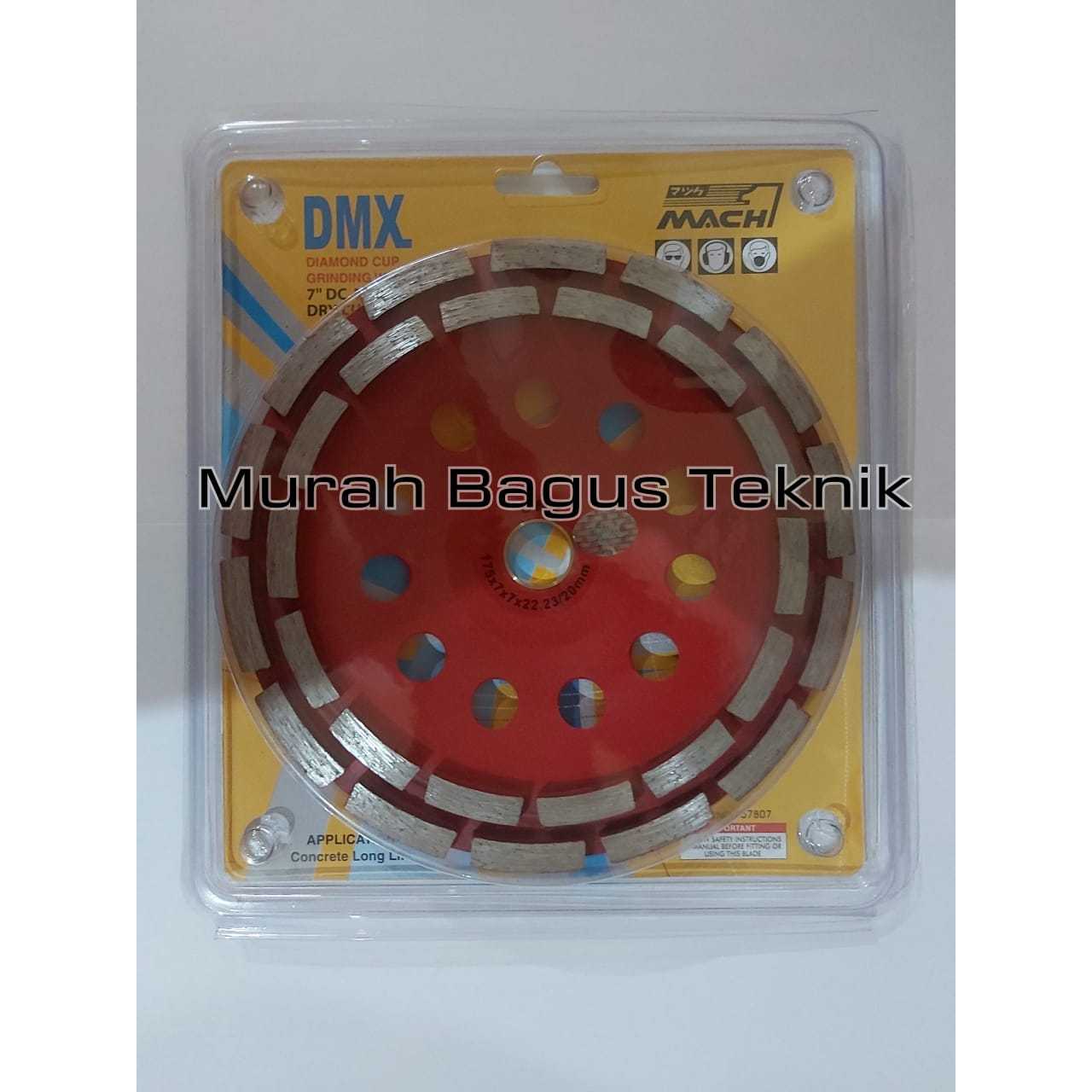 Jual DIAMOND CUP GRINDING WHEEL 7" TURBO DRY CUP DOUBLE ROW