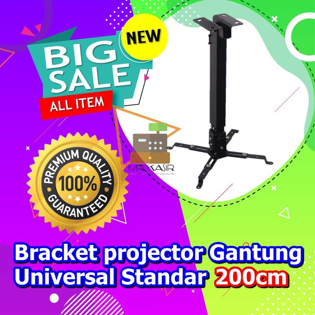 Jual Bracket Lcd Projector Infokus Gantung 200cm / 2meter dan