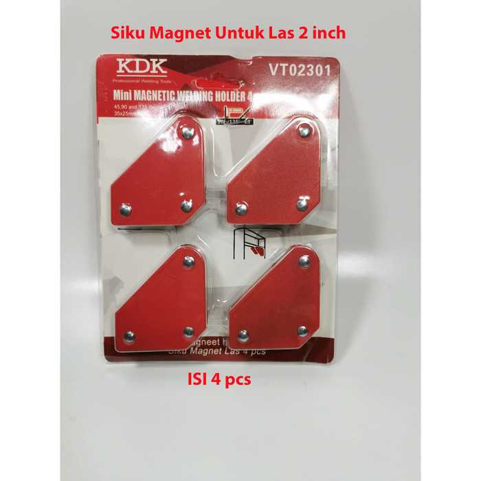 Jual isi 4 pcs Magnet Holder Arrow Magnetic Siku Magnet Untuk