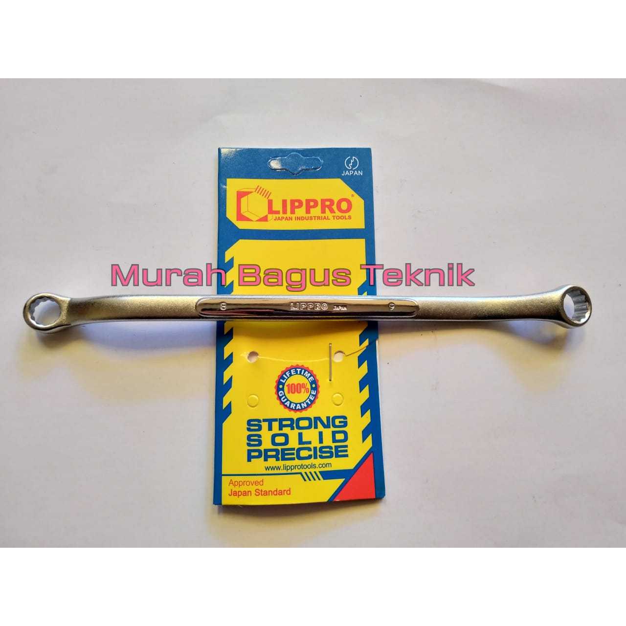 Jual LIPPRO KUNCI RING GANDA DOUBLE RING WRENCH 8mm X 9mm
