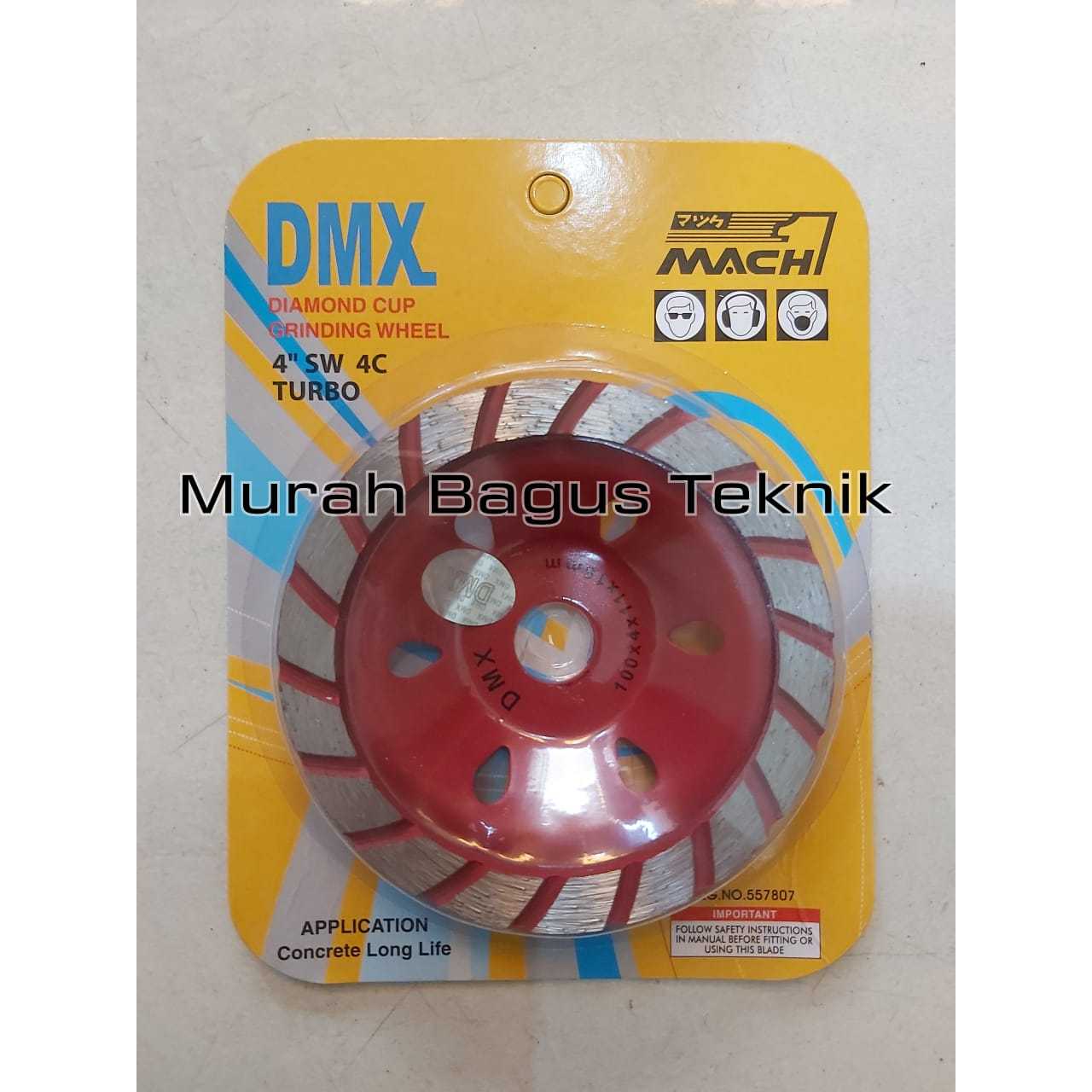 Jual DIAMOND CUP GRINDING WHEEL 4" TURBO DRY CUP AMPLAS BETON