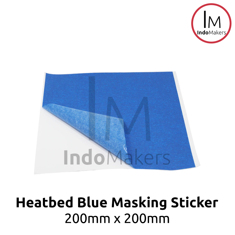 Jual Build Platform Heatbed Blue Masking Tape 200mm x 200mm