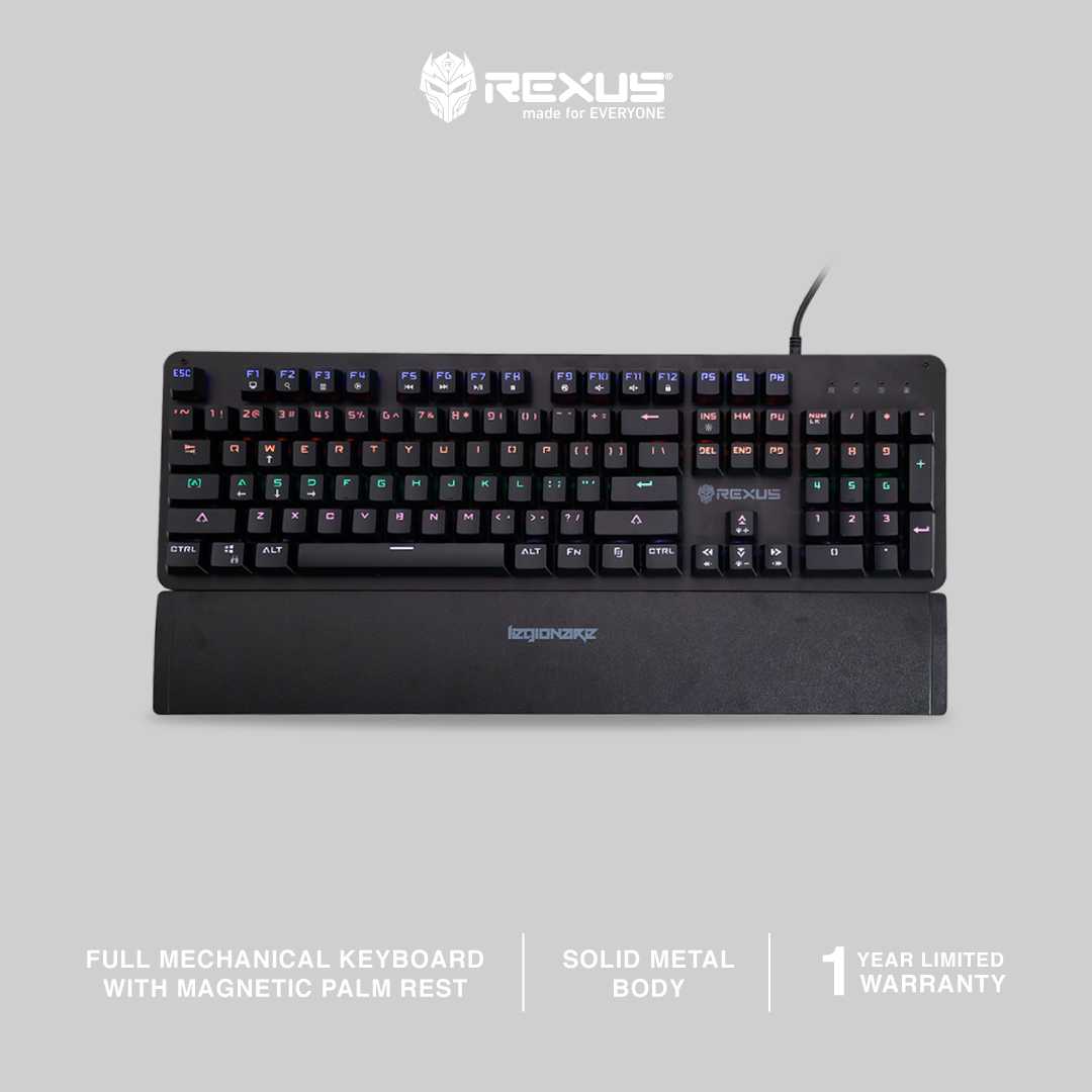 Jual Rexus Keyboard Gaming Mechanical Legionare MX3.2 | Jakmall.com