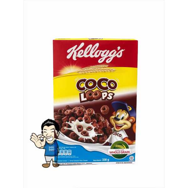 Jual Kelloggs Coco Loops Cereal- Sereal Rasa Coklat 330 g