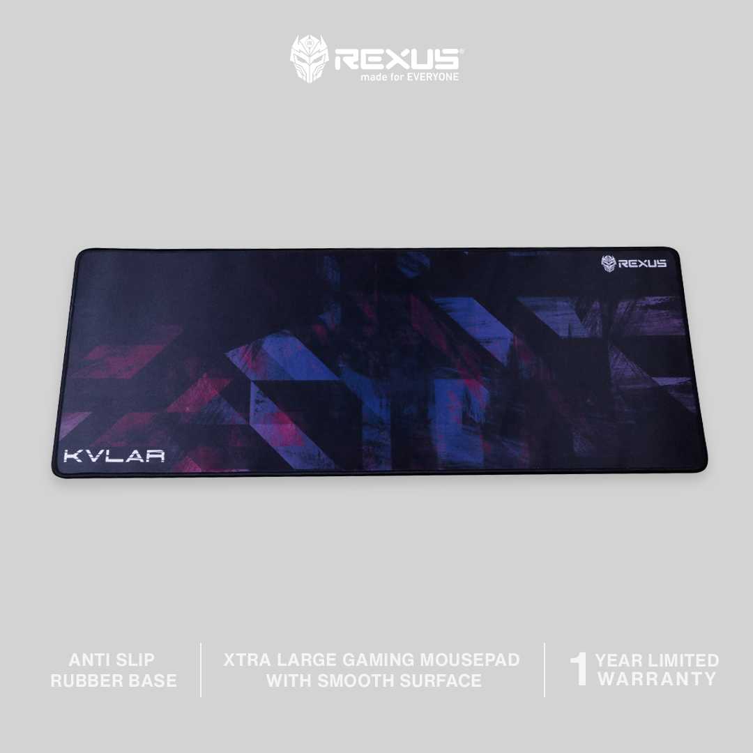 Jual Rexus Mousepad Gaming Kvlar T10 Speed Edition XL | Jakmall.com