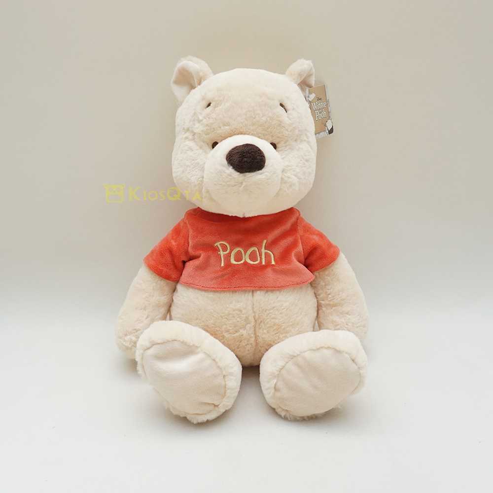 Jual boneka winnie the pooh sitting original disney bulu kuning