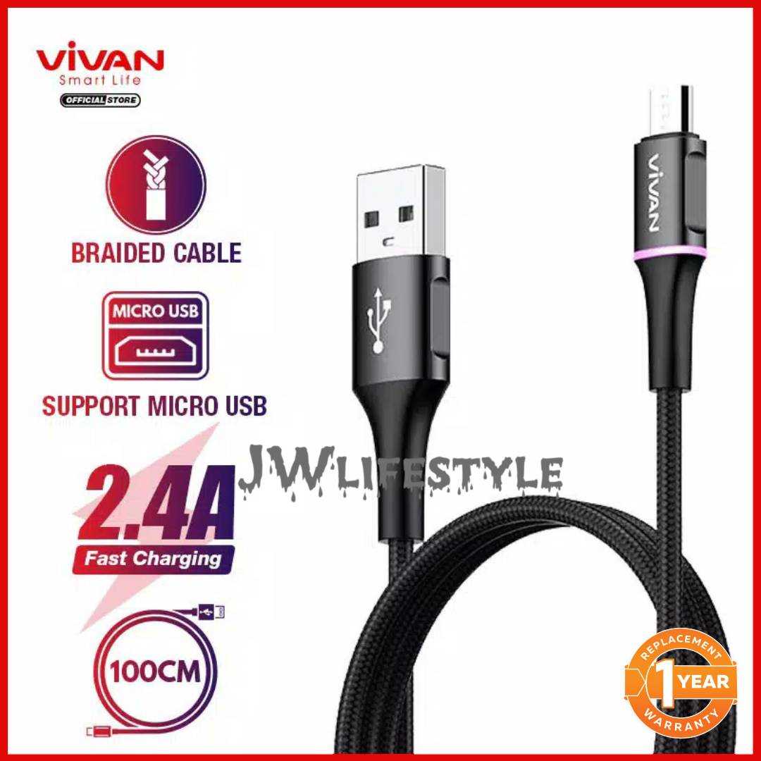 Jual VIVAN Data Cable for Android / iPhone (Original) | Jakmall.com