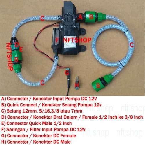 Jual Quick Connect / Konektor Selang Pompa 12v | Jakmall.com