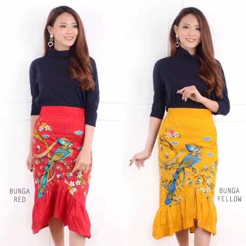 Jual BUNGA SKIRT - BAWAHAN BATIK WANITA | Jakmall.com