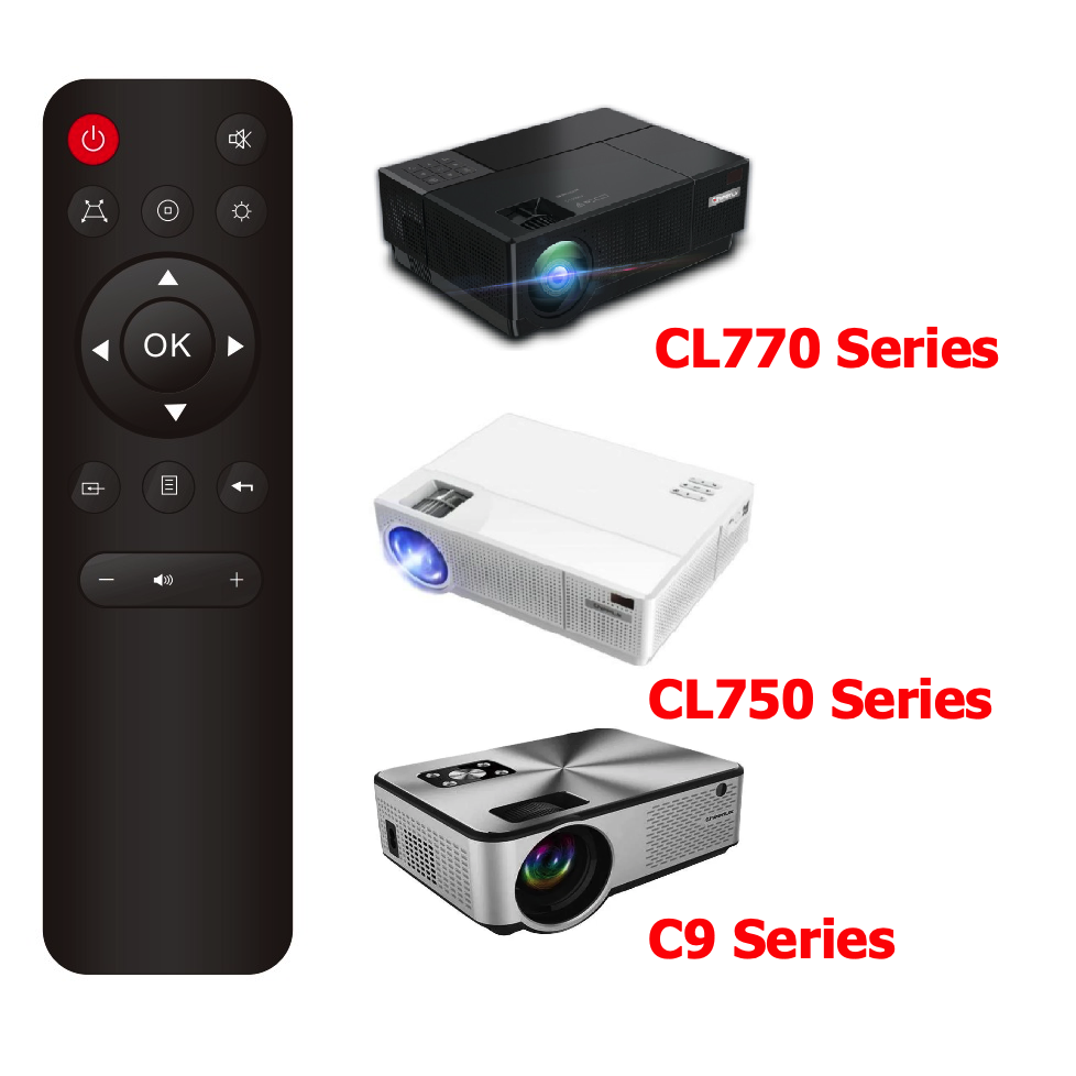 Jual Remote Control for CHEERLUX CL770 CL750 C9 Series Projector