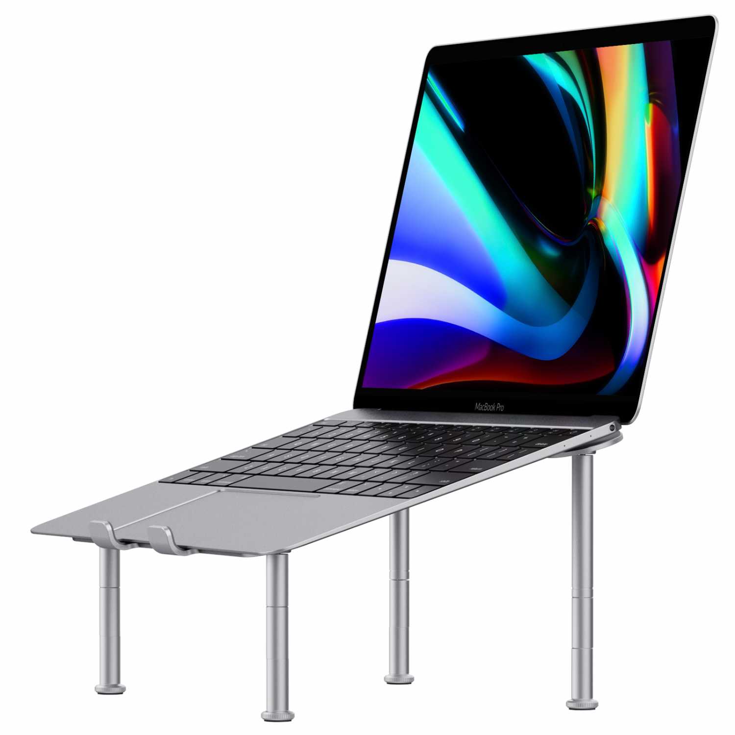 Jual Notebook Stand Chair Design Aluminum Alloy - 10-17.3 inch