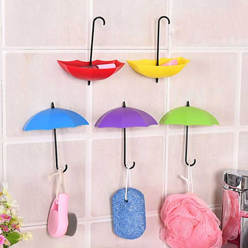 Jual Umbrella Wall Hanger Gantungan Barang Bentuk Payung Pengait