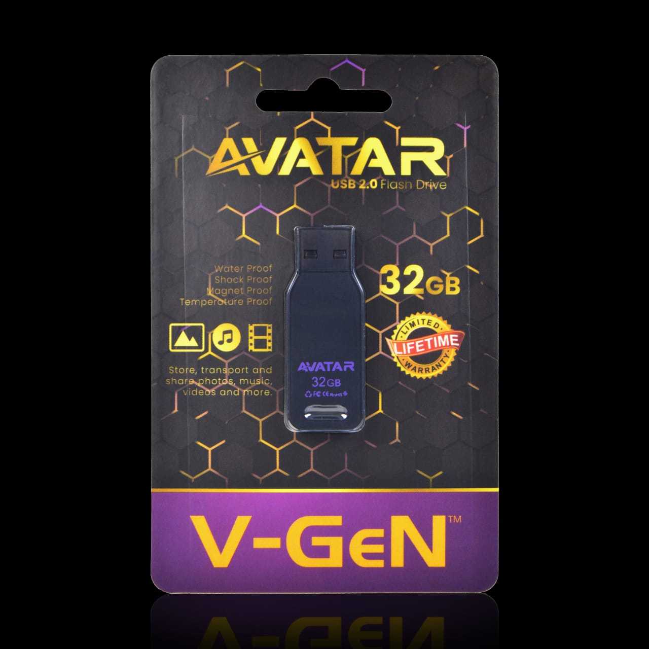 Jual USB Flashdisk V-GeN 32GB AVATAR USB 2.0 UFD Flashdrive VGEN