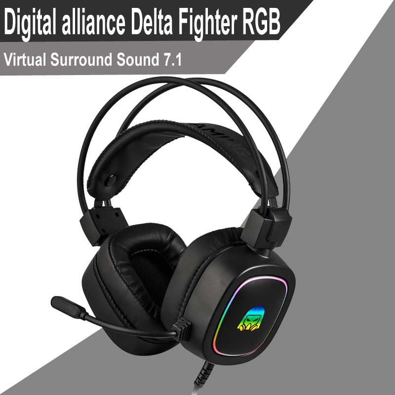 Jual Digital alliance Delta Fighter RGB Headset Gaming | Jakmall.com