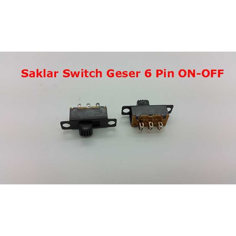 Jual Saklar Switch Geser 6 Pin ( On-Off ) | Jakmall.com