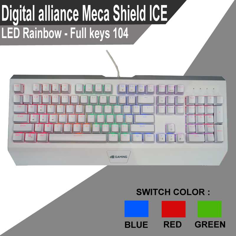Jual Digital alliance Meca Shield Ice - Blue Switch | Jakmall.com