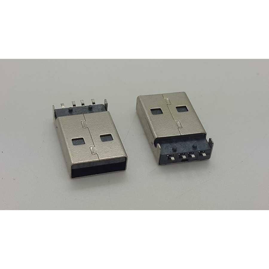 Jual Soket USB MALE for PCB / Socket USB MALE 4 pin | Jakmall.com