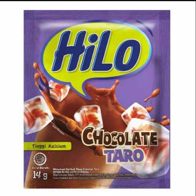 Jual Hilo Chocolate Taro 14 Gram Hilo Choco Taro Ungu Kemasan 14
