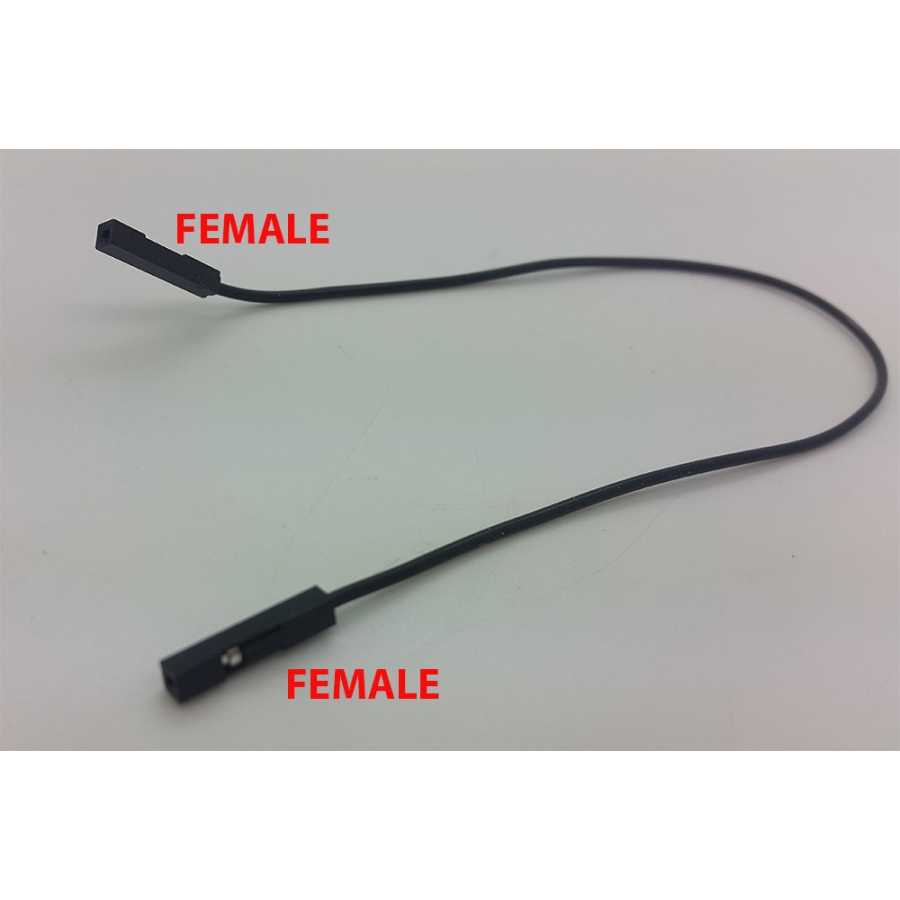 Jual FEMALE + FEMALE Socket kabel 1 pin / Kabel jumper | Jakmall.com