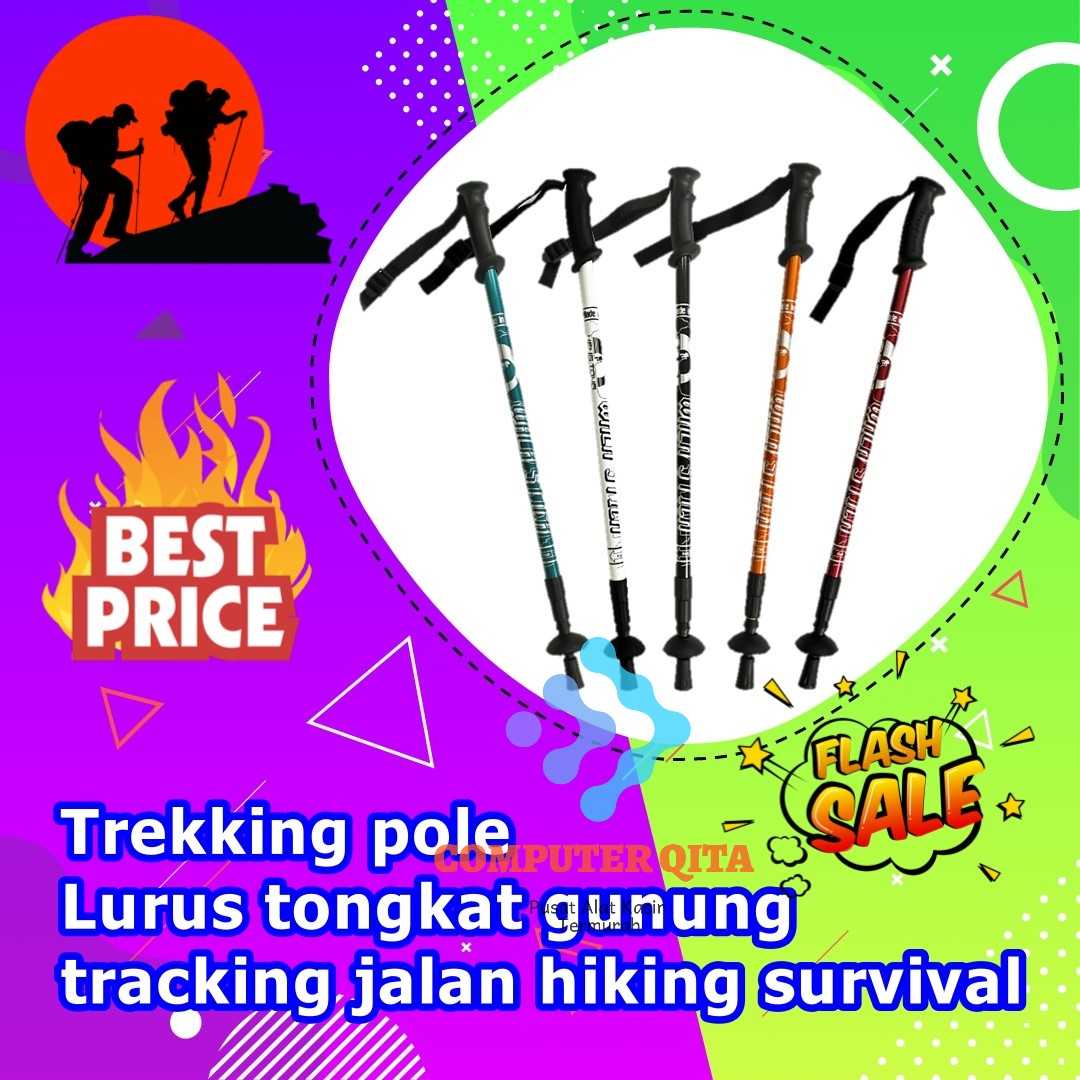 Jual Trekking / Treking pole Lurus tongkat gunung tracking