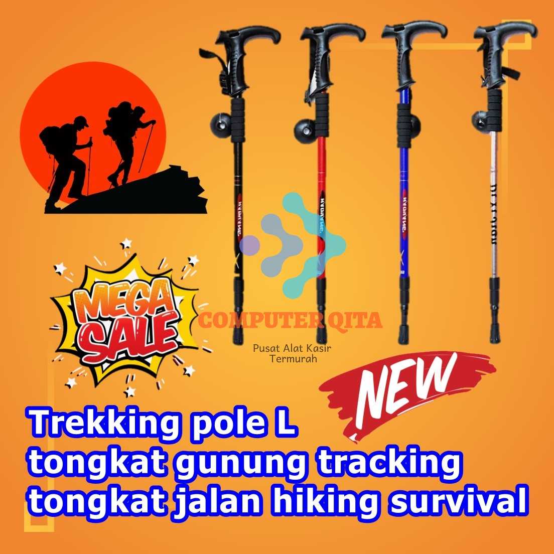 Jual Trekking / Treking pole L tongkat gunung tracking tongkat