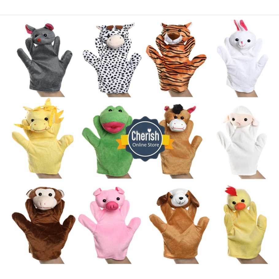 Jual BONEKA DONGENG TANGAN EDUKASI - seri 12 Binatang - Hand