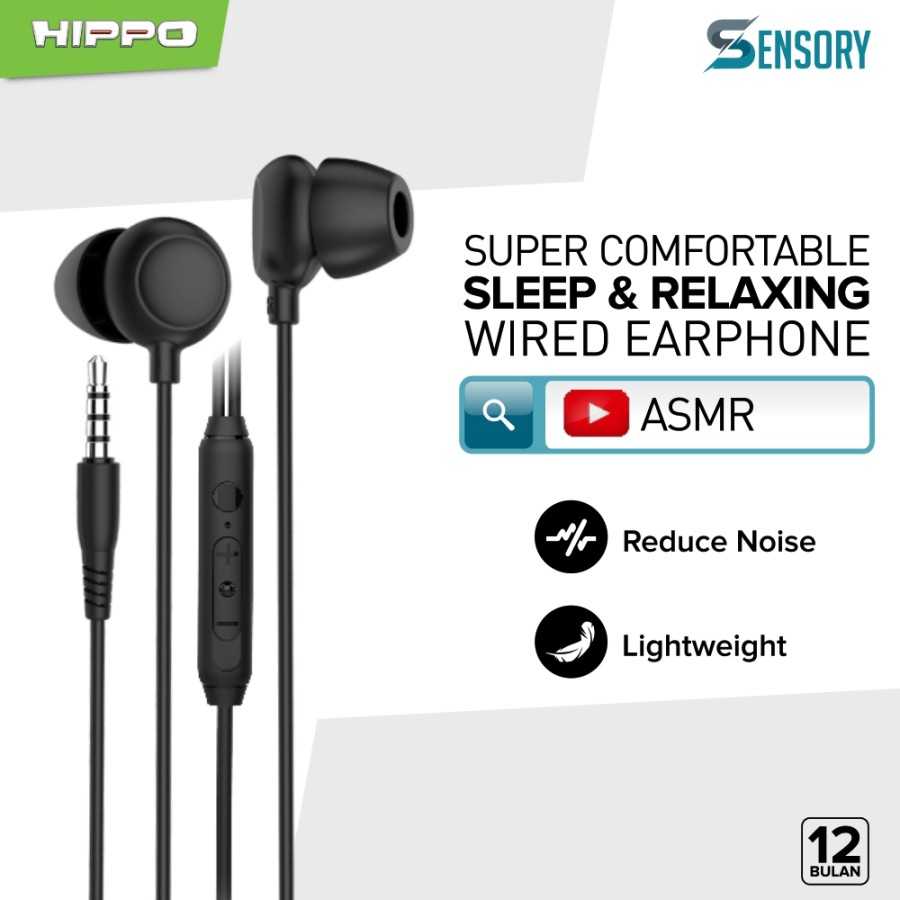 Jual Hippo Headset Sensory Wired Earphone for ASMR | Jakmall.com