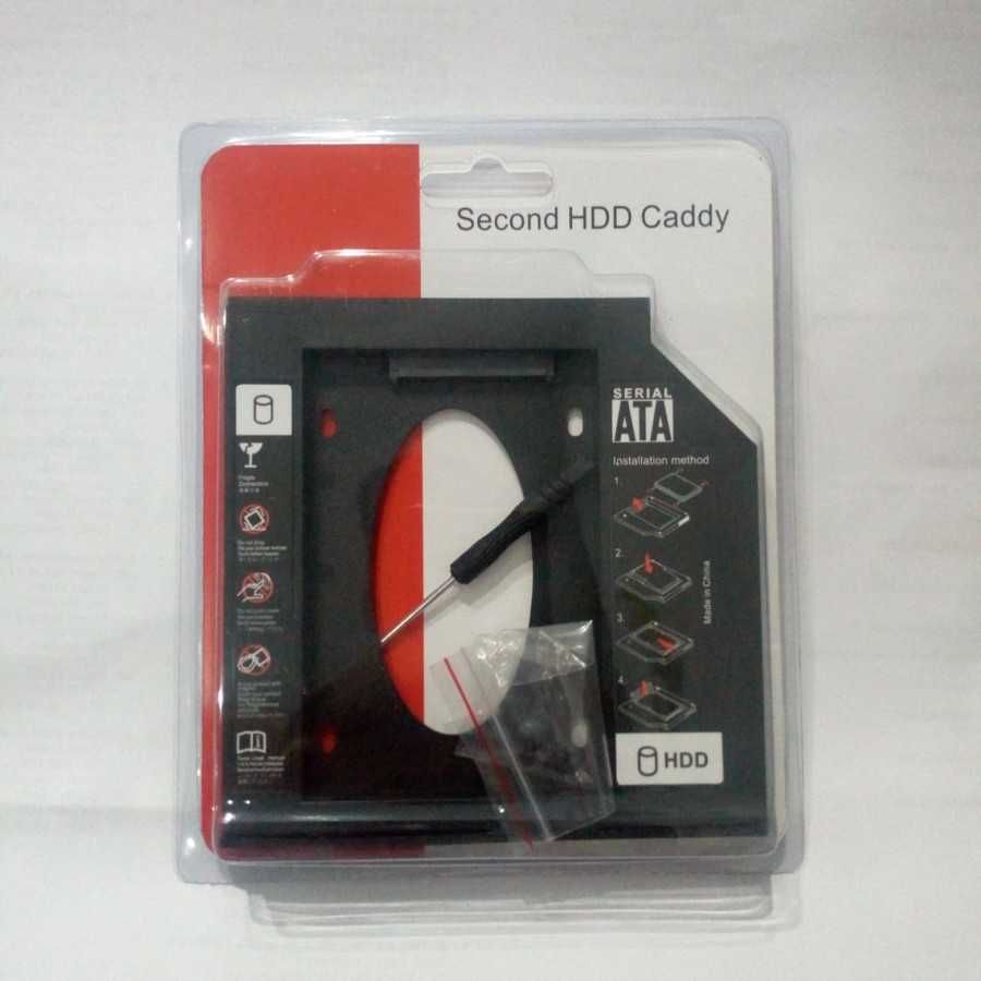 Jual CADDY HDD harddisk caddy 9.5mm SSD sata for laptop
