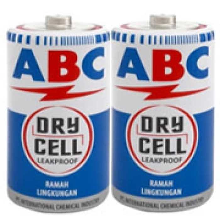 Jual BATERAI ABC BIRU BESAR R20Biru SIZE D ISI 2 PCS | Jakmall.com