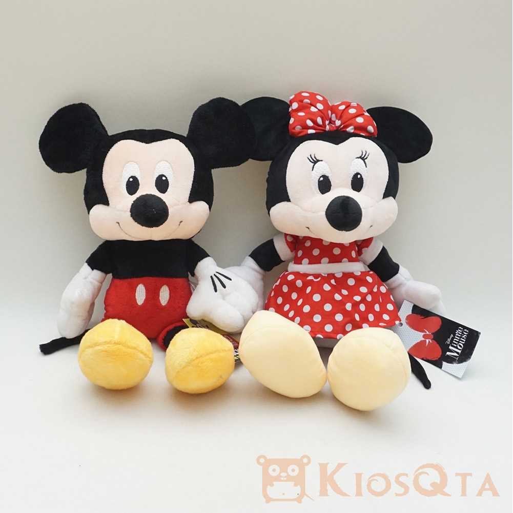 Jual boneka couple mickey dan minnie mouse original disney