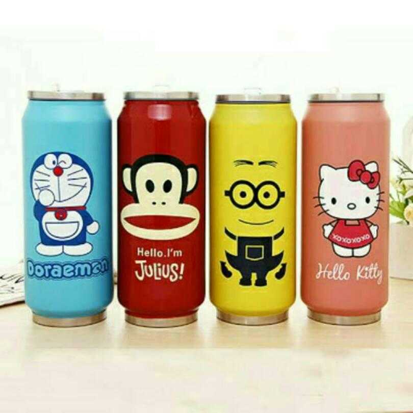 Jual Botol Minum Termos Kaleng Mug 500ml - Panas Dingin Random