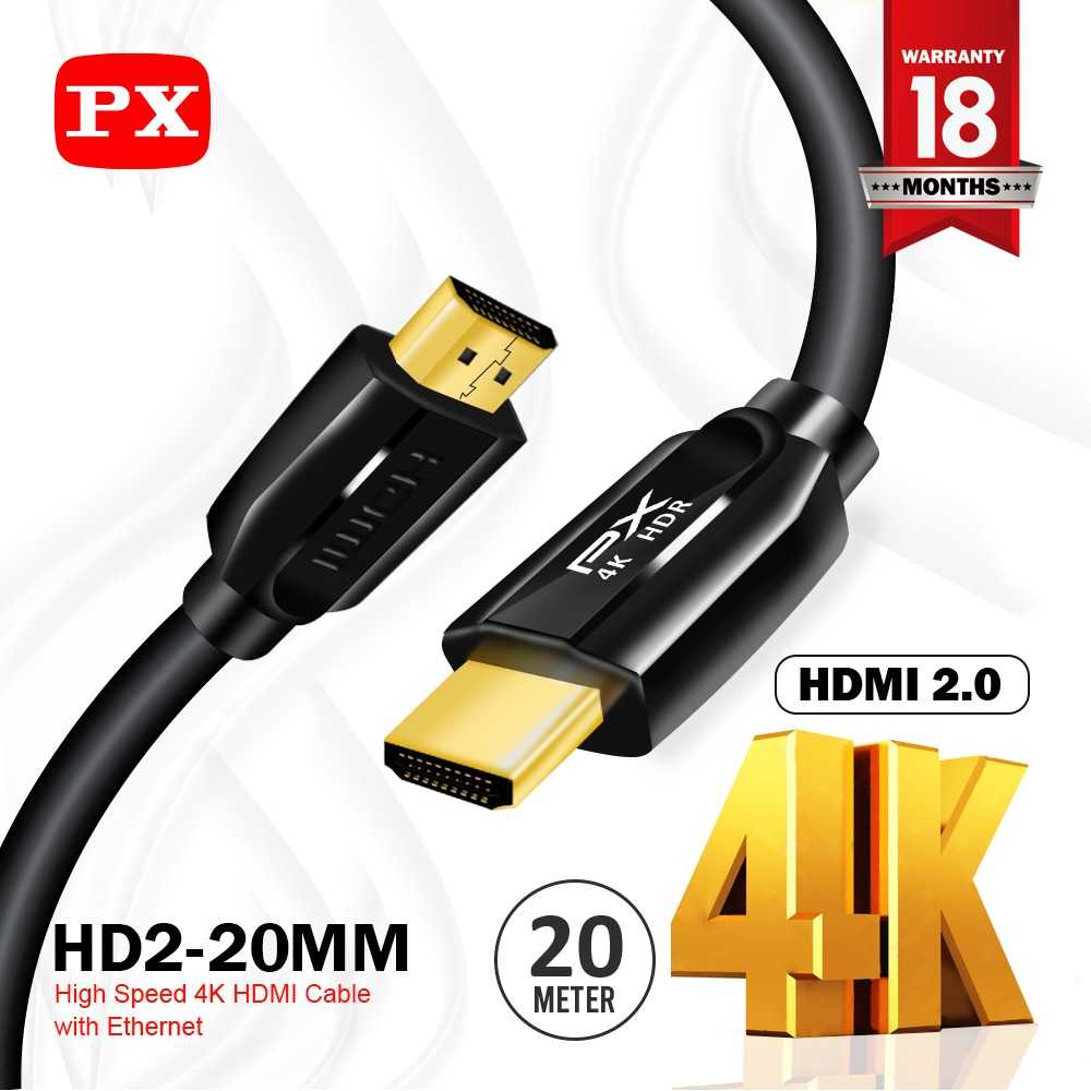 Jual Kabel HDMI 4K HDR ARC HDMI Cable Ethernet 20 meter PX