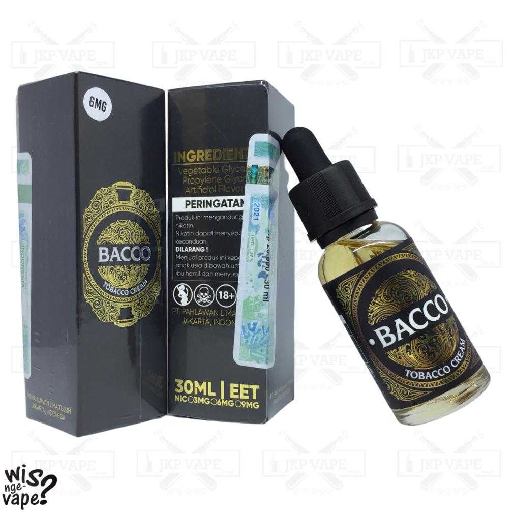 Jual Bacco Tobacco Cream 30ML - Liquid Vape Freebase | Jakmall.com