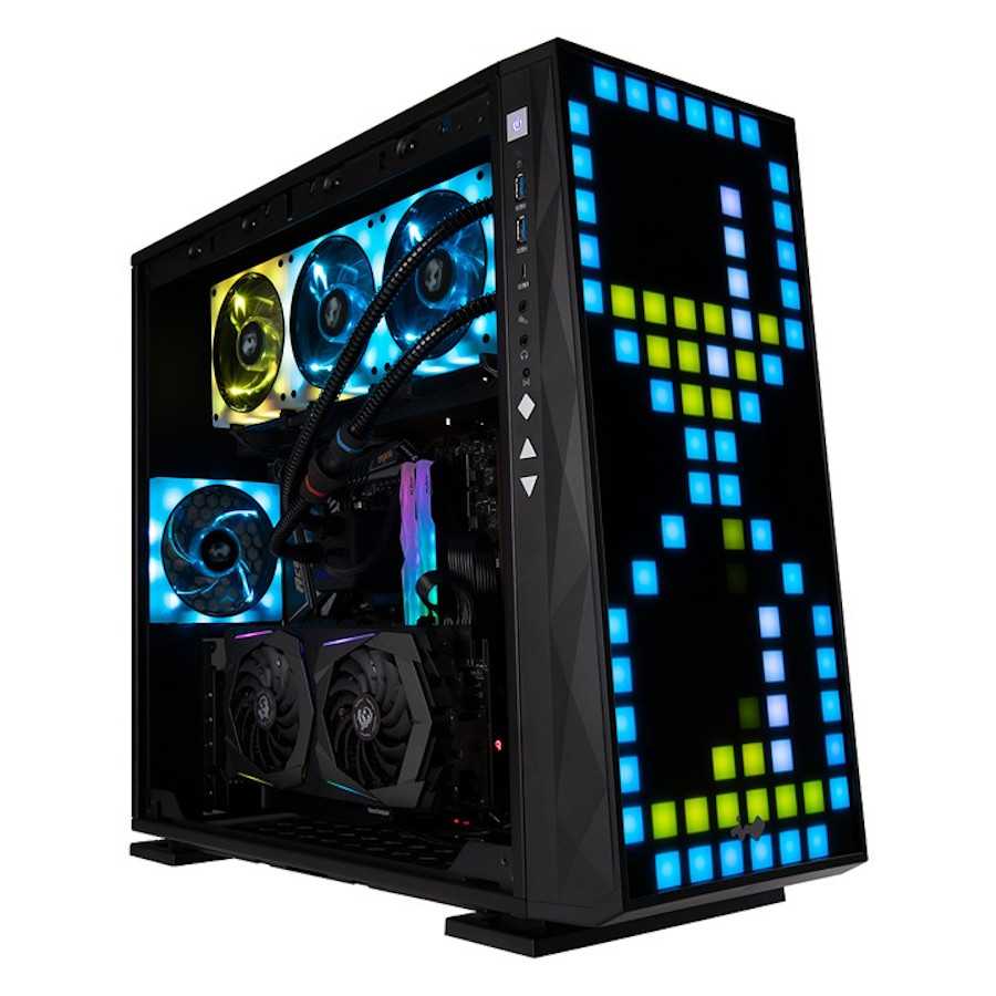 Jual InWin 309 Black - 144 ARGB Mid Tower ATX Tempered Glass