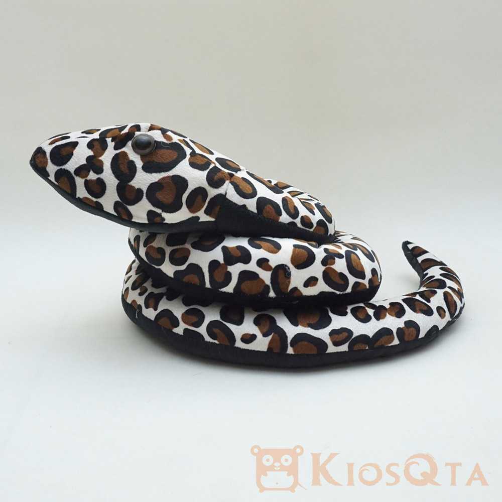 Jual Boneka ular snake hitam coklat tua melingkar large MAR