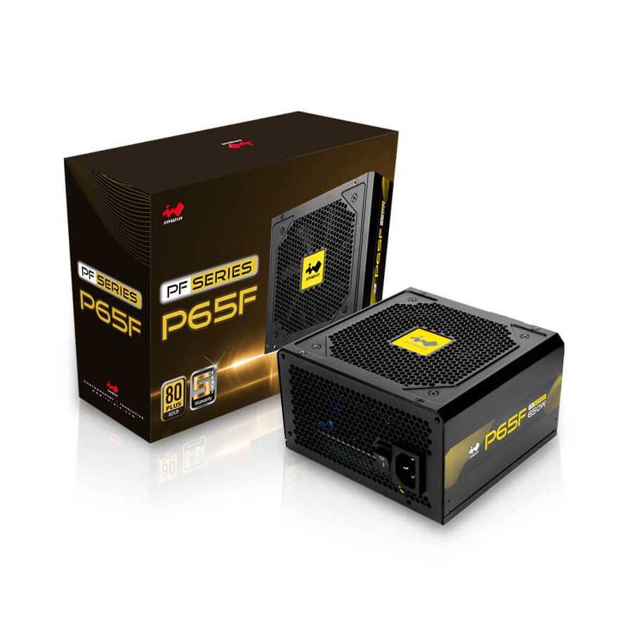 Jual InWin P65F - 650W 80 PLUS Gold Fully Black Cable PSU