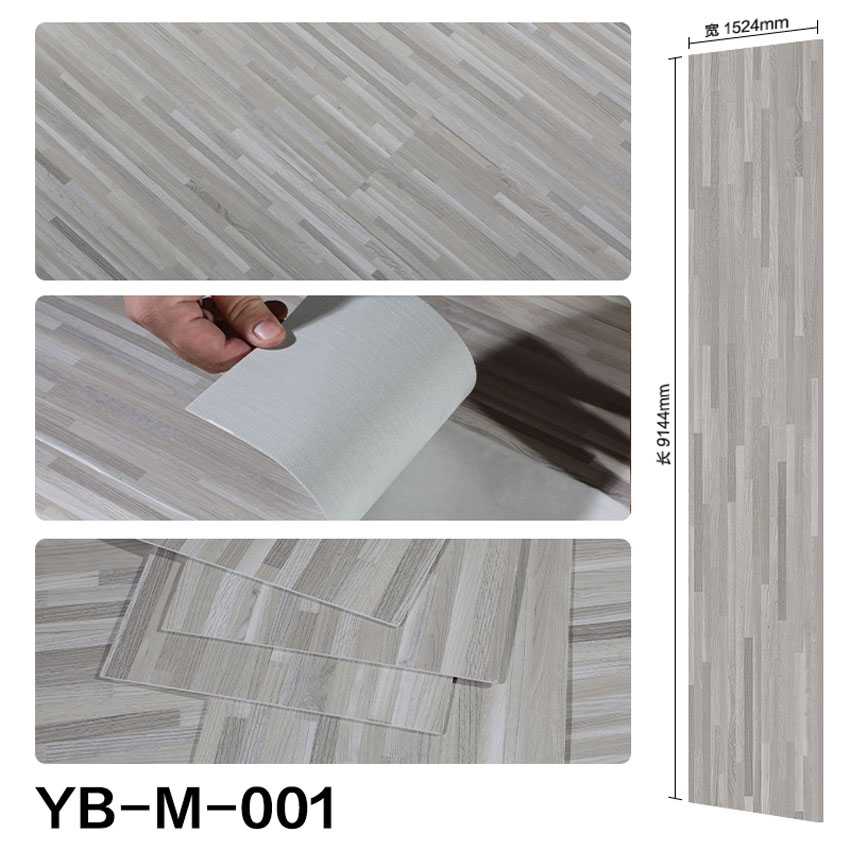 Jual Vinyl Flooring 2mm Lantai Parket PVC Stiker Tebal Motif