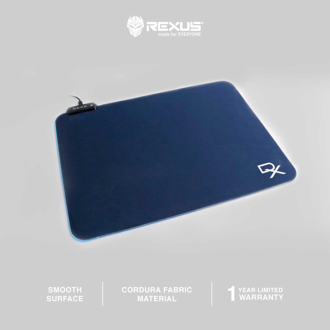 Jual Rexus Mousepad Gaming RGB Daxa Mats Control Edition L
